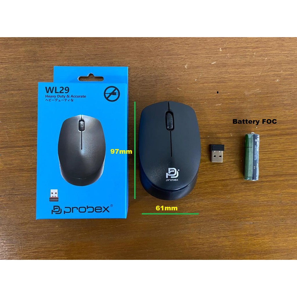 PROBEX WIRELESS MOUSE (MS-WL29) | Shopee Malaysia