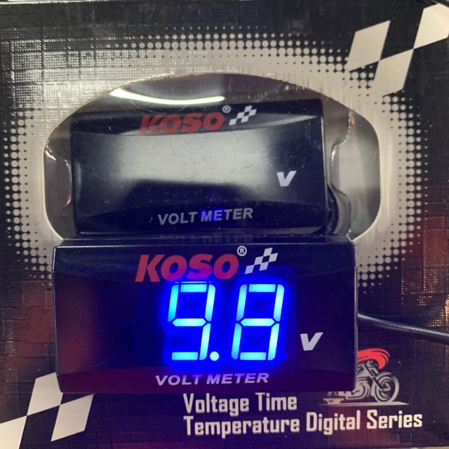 VOLTMETER KOSO UNIVERSAL (ALL BIKE USE) | Shopee Malaysia