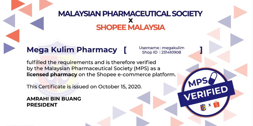 Mega Kulim Pharmacy, Online Shop | Shopee Malaysia