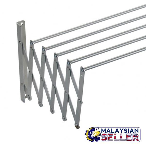 Extendable Clothes Hanger ( 60cm ) - 5 Bar Hanger - Wall Assembly ...