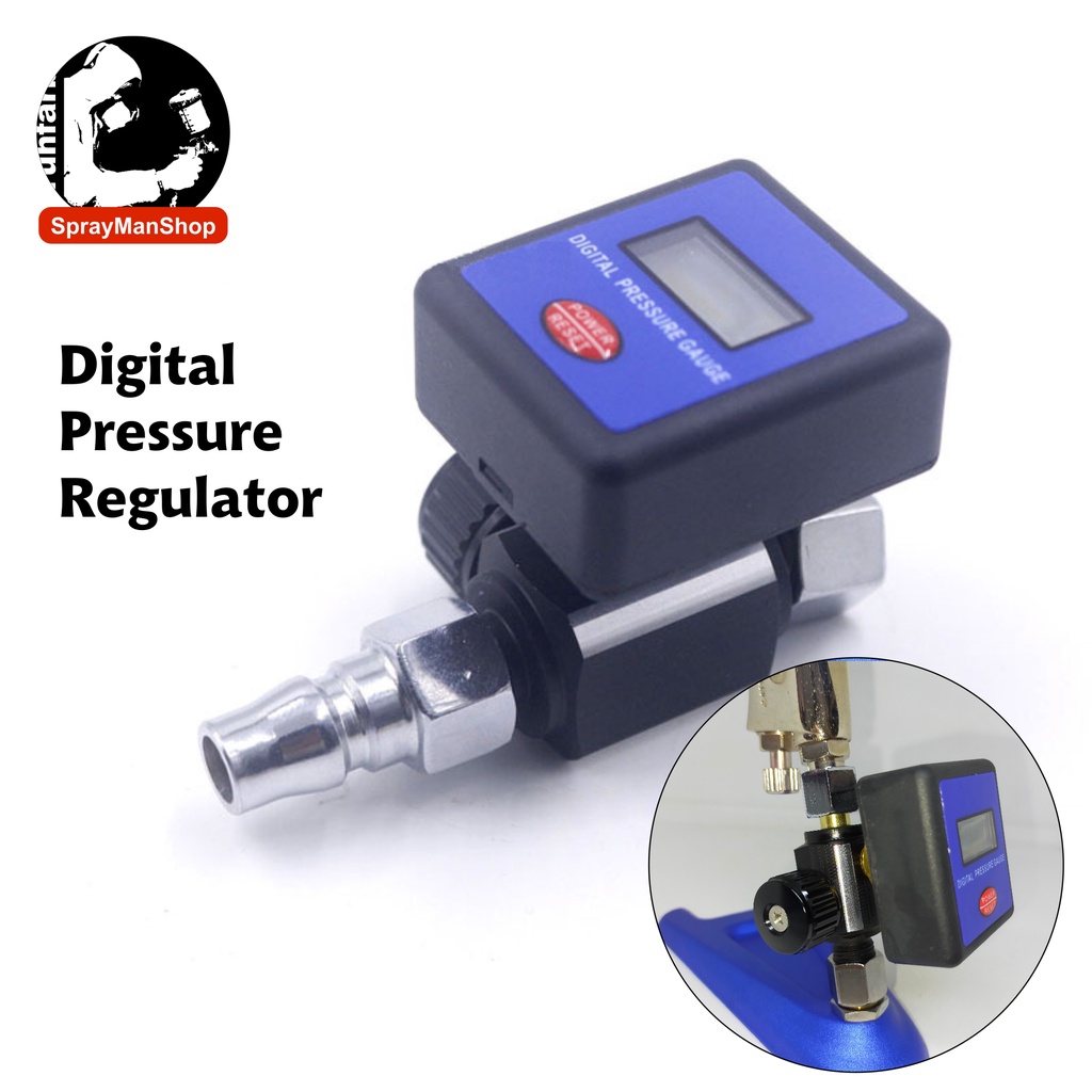 Digital Pressure Gauge Air Regulator For Paint Spray Gun And Air Tools ...