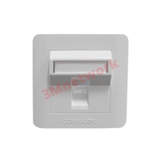 AMP Commscope CAT5E/CAT6 1Port 2 Ports Faceplate Degree Angle Type Data ...