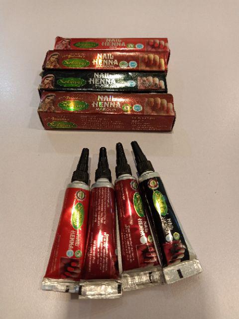 Inai kuku viral Maroon, pink , purple , black ,orange , blue, green ...