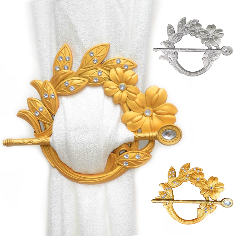 Sanggul Langsir / Penyepit Langsir /Ikat Langsir / Gold/ Silver/Plastic ...