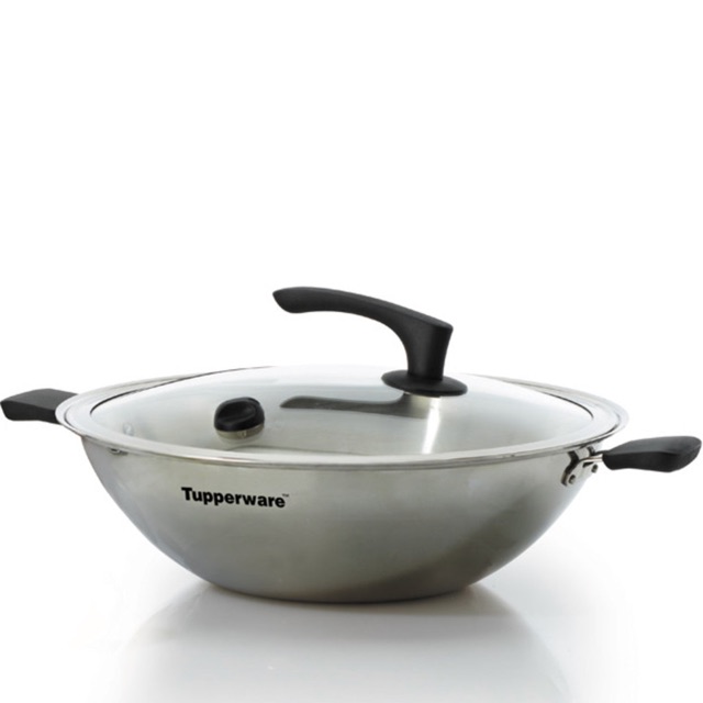 Tupperware Inspire Wok 38cm | Shopee Malaysia
