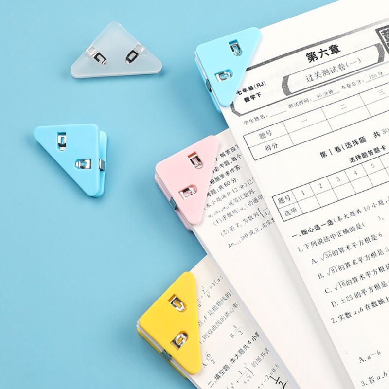 Triangle Paper Clip Book Clip Simple Style Snack Clip | Shopee Malaysia