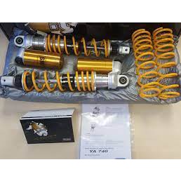 ORIGINAL OHLINS ABSORBER YAMAHA XMAX 250 300 YA740 100% GENUINE SET ...