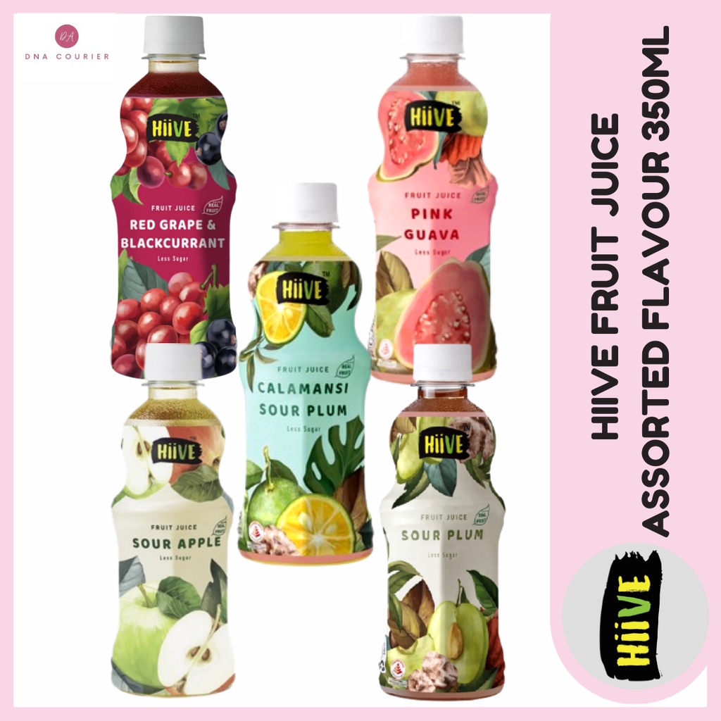 Halal Hiive 100% Fruit Juice - Calamansi Sour Plum/Sour Plum/Sour Apple ...
