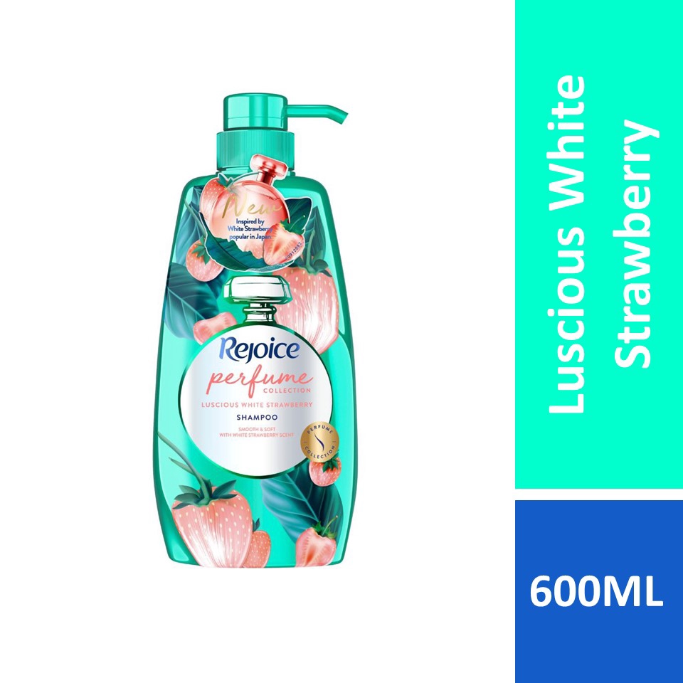 Rejoice Perfume Collection Luscious White Strawberry Shampoo 600ml ...