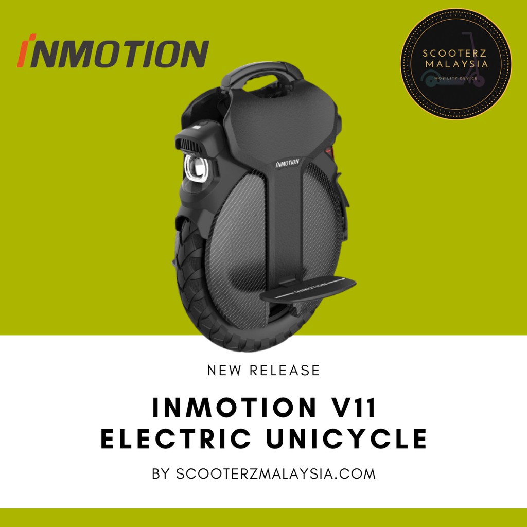INMOTION V11 (120KM Range, 55km/h Max Speed, 2200W Motor) | Shopee Malaysia