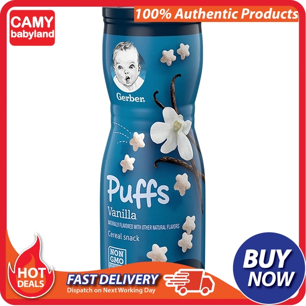 Gerber Puffs Vanilla (42g) | Shopee Malaysia