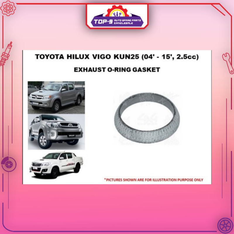 TOYOTA ALTIS INNOVA -1TR HILUX VIGO KUN25 (04' - 15', 2.5cc) EXHAUST O ...