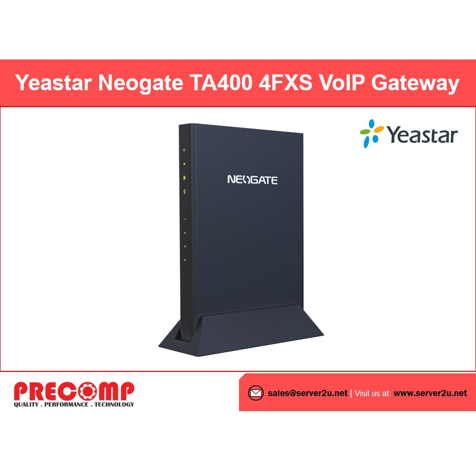Yeastar Neogate TA400 4FXS VoIP Gateway | Shopee Malaysia