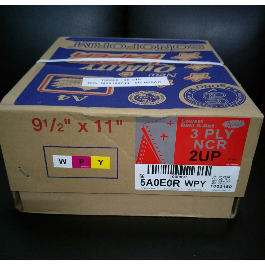 Sonoform Computer Form 3 Ply 2 Up (Colours) | Shopee Malaysia