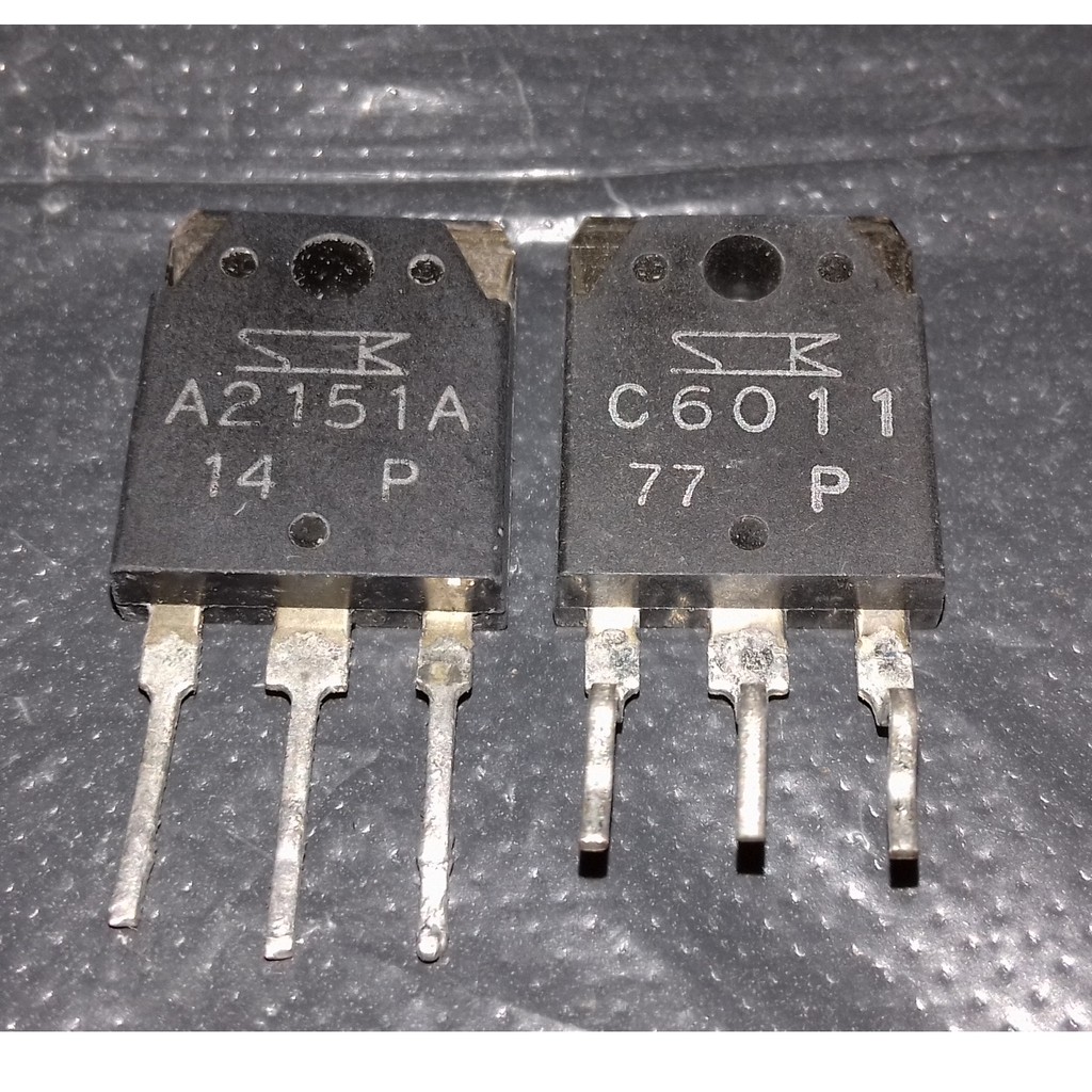 2SA2151 2SC6011 200V 15A 160W POWER AMPLIFIER TRANSISTOR TO-3P | Shopee ...
