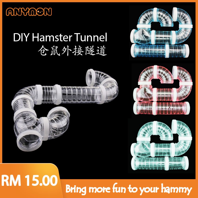 High Quality DIY Fun Tunnel Pipeline For Hamster (8 pcs) 仓鼠外接管道 ...