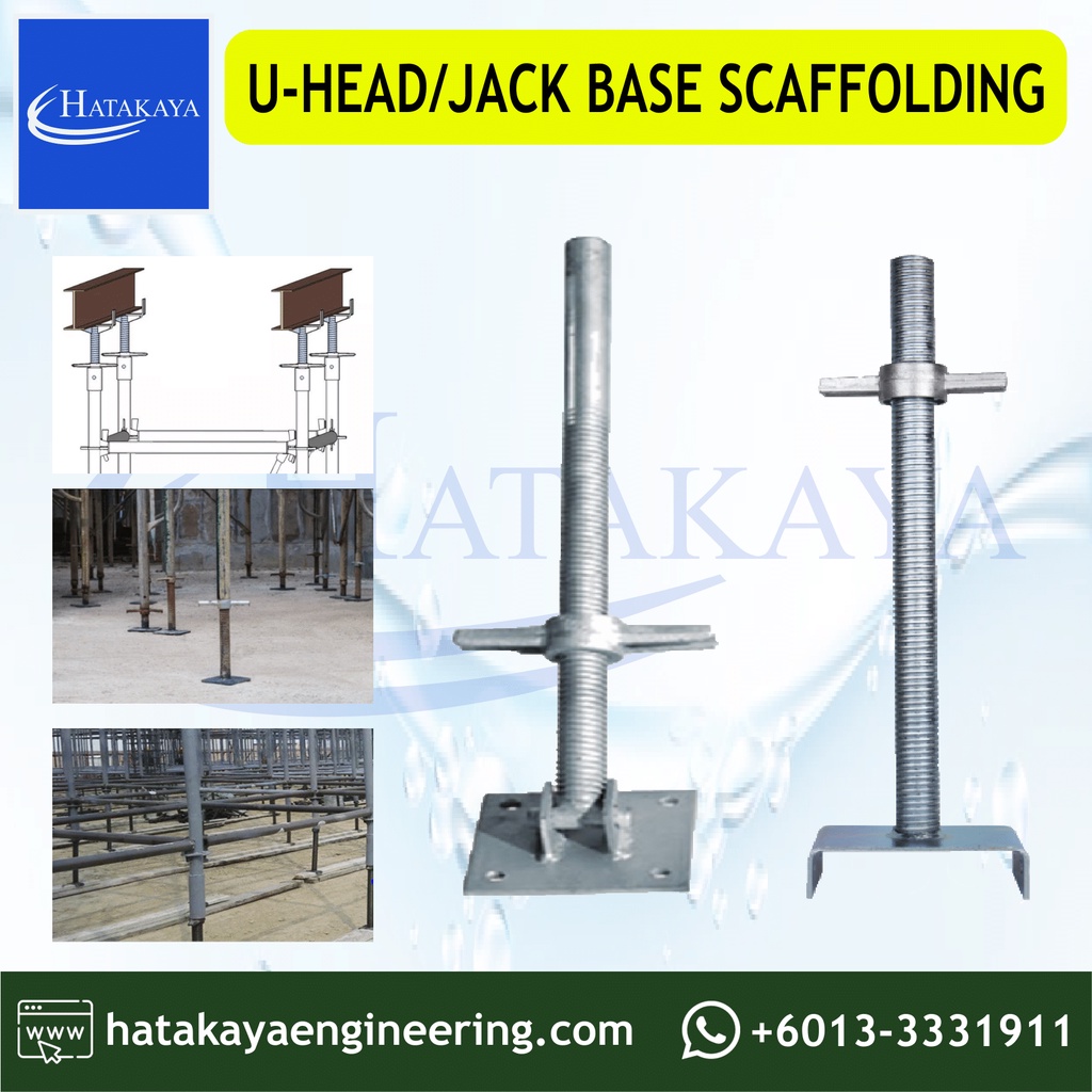 HTKY USED U-Head / USED JACK BASE JACKBASE scaffolding staging perancah | Shopee Malaysia