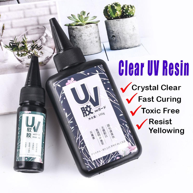 UV Resin Jewelry Making DIY Hard UV Resin Glue Epoxy Resin | Shopee ...