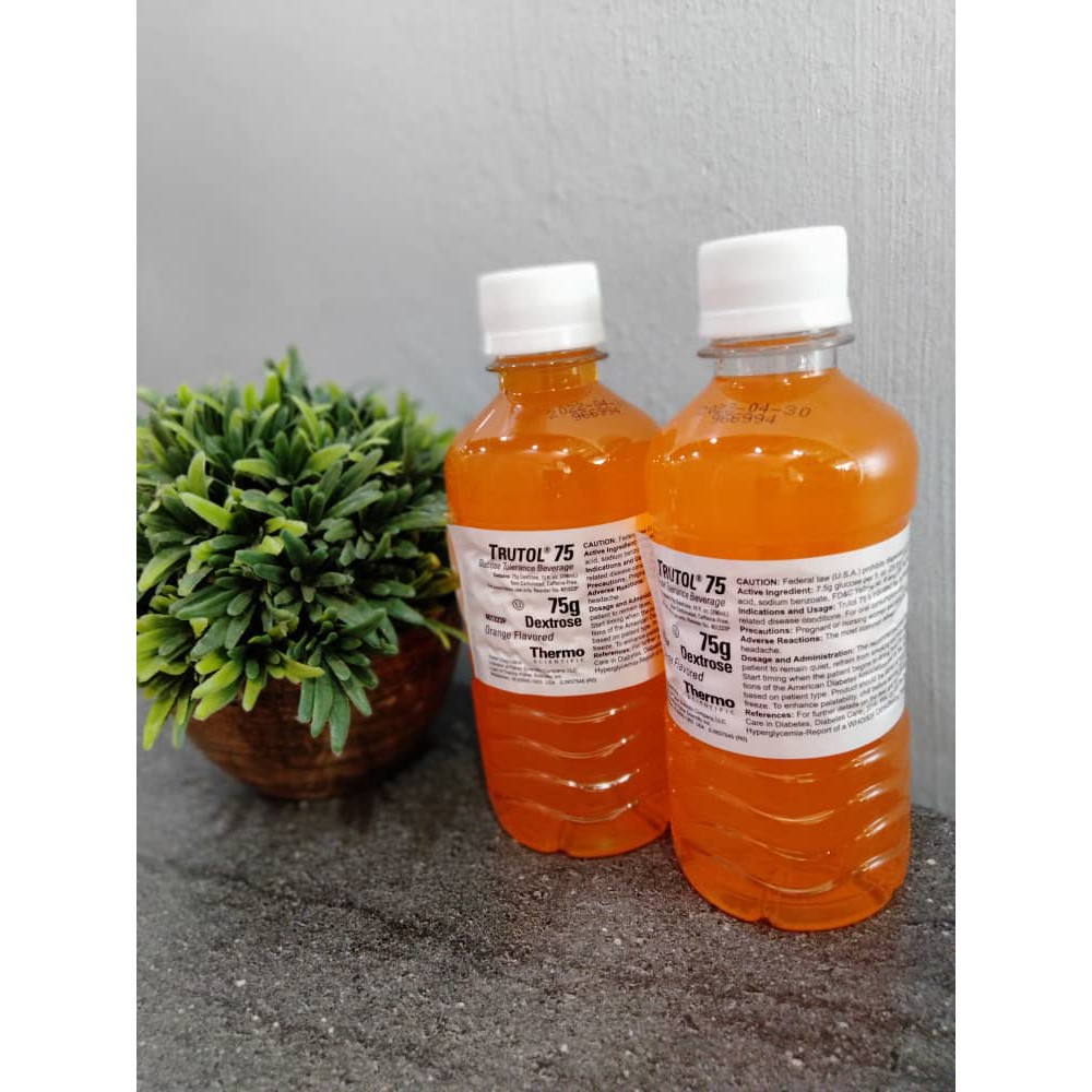 TRUTOL/GLUCOSE TOLERANCE 296ML ORANGE FLAVOUR | Shopee Malaysia