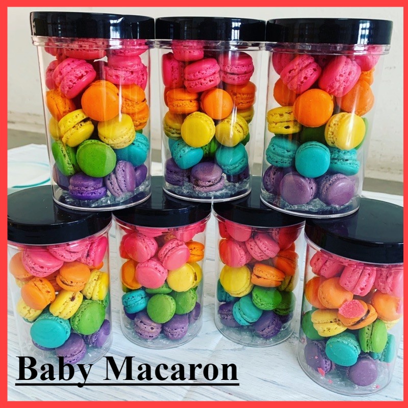 Mini Macaron Baby Macaroon size 10sen 20sen Delicious Dessert Filling ...