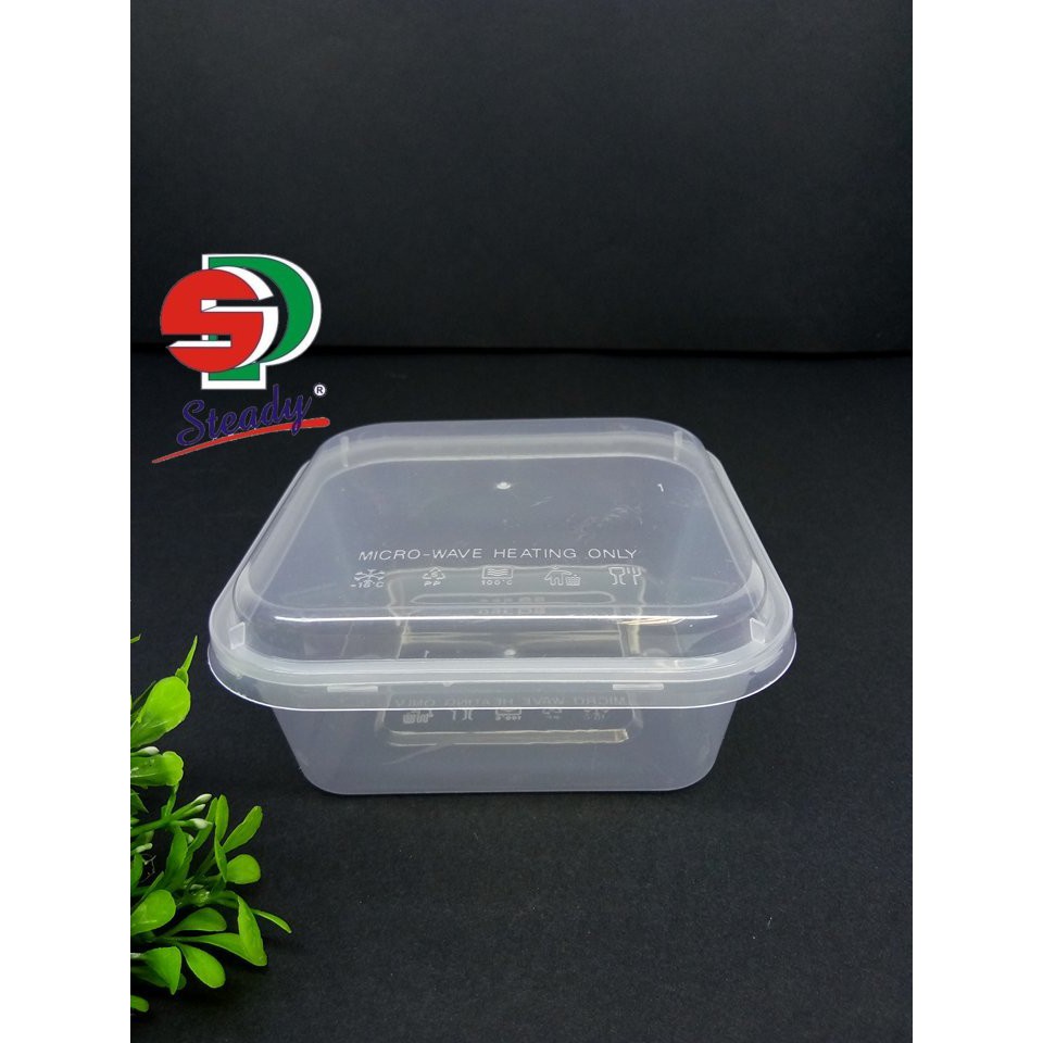 (50pcs) Plastic Container [SQ350] (Microwavable) | Shopee Malaysia