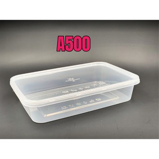A500 / A650 / A750 / A1000 - Rectangular Plastic Disposable Food ...