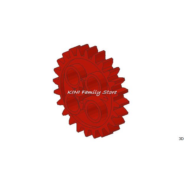 LEGO Technic Gear 24 Tooth with Single Axle Hole Technic, Gear 24 Tooth ...