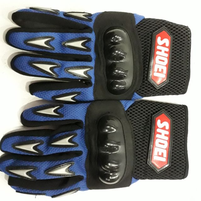 SHOEI Blue Motorbike Racing Hand Glove | Shopee Malaysia