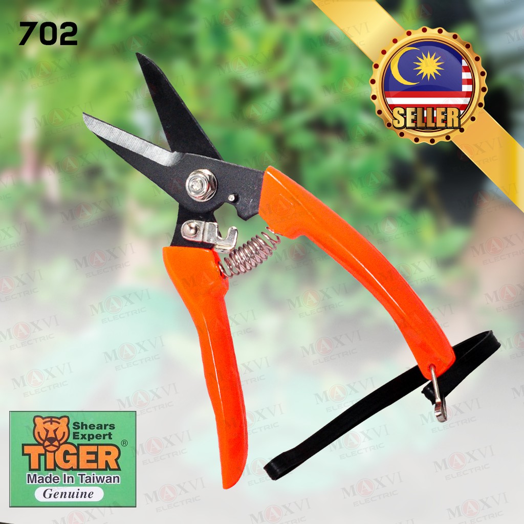 TIGER K-702 PRUNING SHEARS / CUTTER / GARDEN CUTTER (MADE IN TAIWAN ...