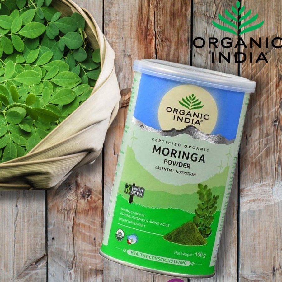 Organic India Moringa Powder Tin 100G (EXP: 11/2023) | Shopee Malaysia