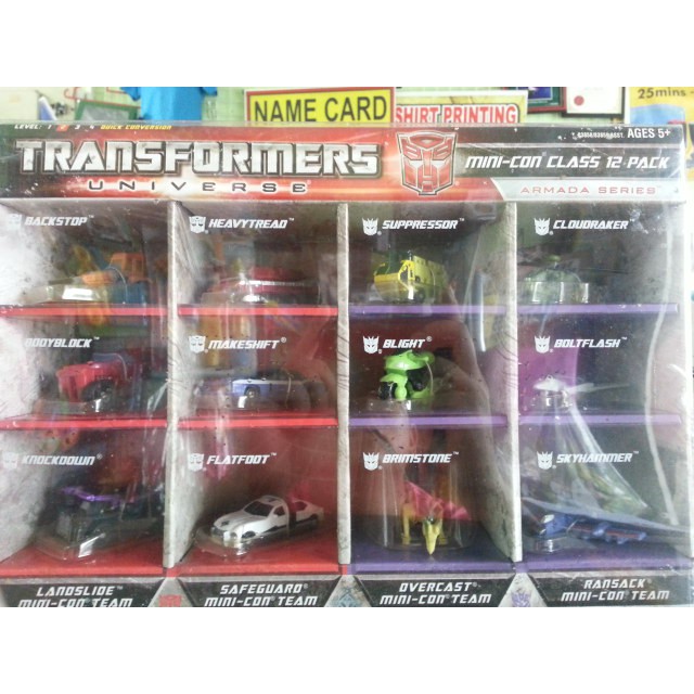 Transformers Universe MINI-CON CLASS 12 PACK NEW | Shopee Malaysia