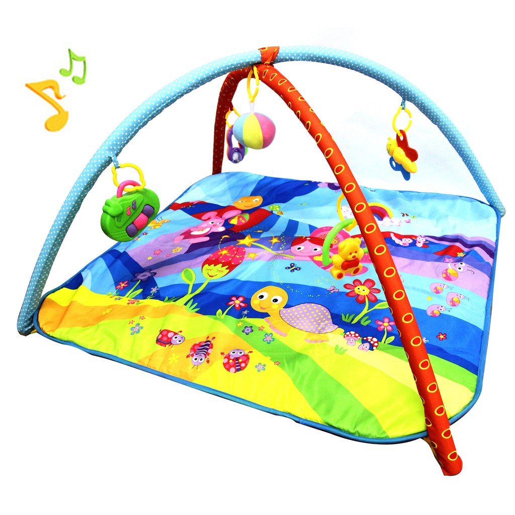 CT Toys Wild Blue Yonder Musical Baby Play Gym Play Mat | Shopee Malaysia