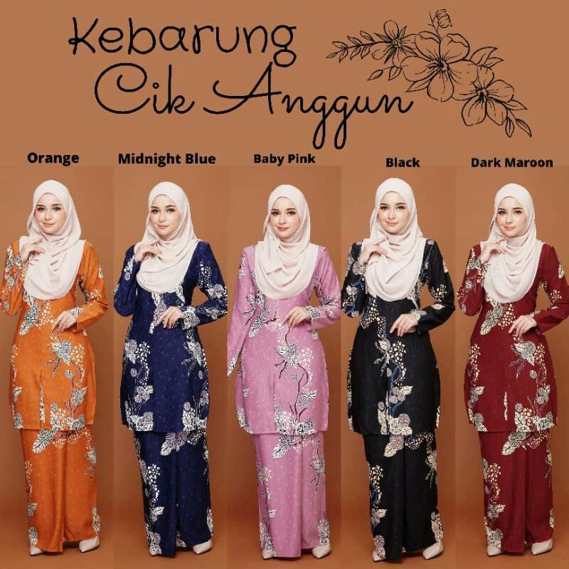 [SIZE XS-5XL] KEBARUNG CIK ANGGUN CORAK BATIK EXCLUSIVE | KEBARUNG ...