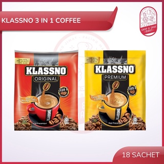 Klassno 3 in 1 Instant Coffee (Flavor: Premium 18s / Original 20s ...