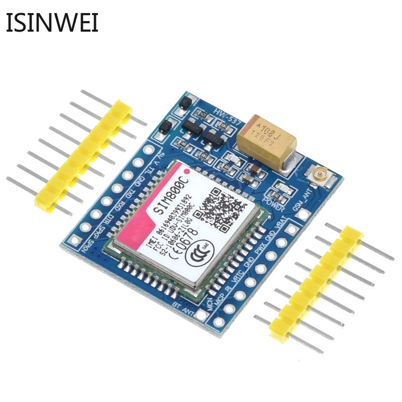 Sim800c Gsm Gprs Module 5v 3 3v Ttl Development Board 51