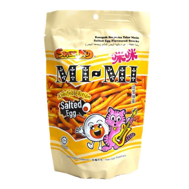 Limited Edition Snek ku Mimi Salted Egg Flavour / Spicy Garlic Flavour ...