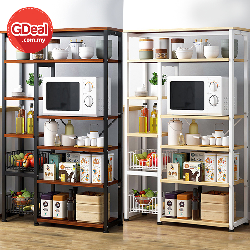 GDeal Floor Standing Multi Layer Kitchen Shelves Storage Cupboards ...