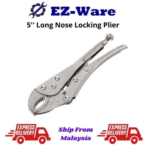 5" CARBON STEEL CURVED JAW LOCKING PLIER (ROUND) | Shopee Malaysia