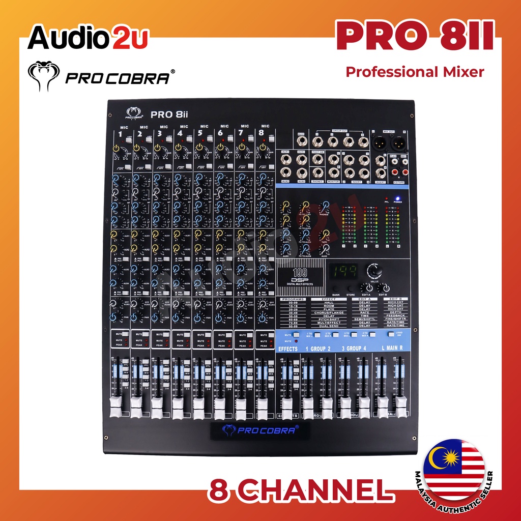 Pro Cobra PRO 8ii 12ii Slim Body Mixer | Shopee Malaysia
