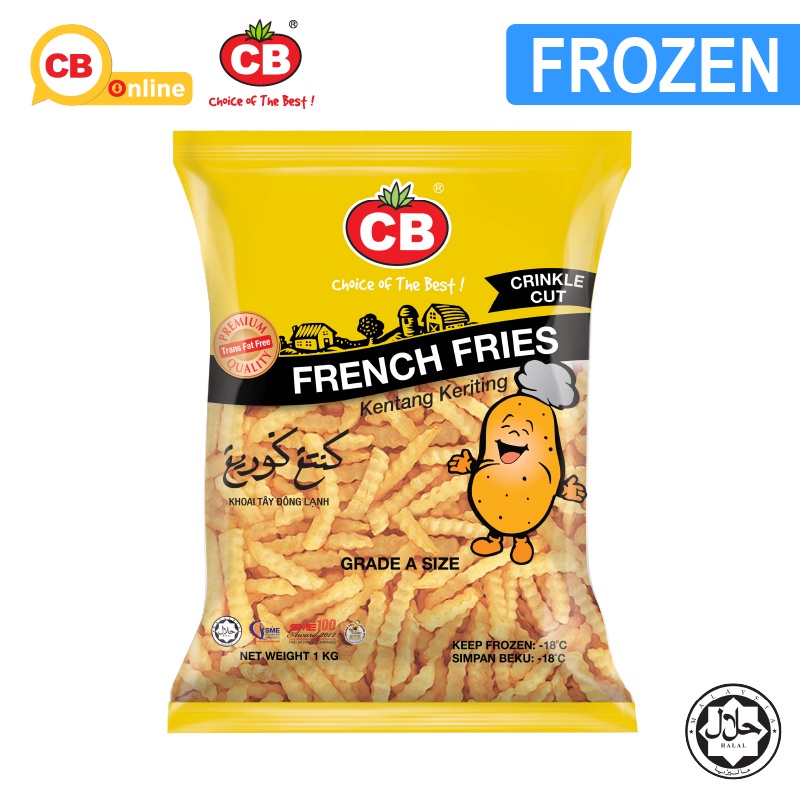 CB French Fries Crinkle Cut (1kg) [CB ONLINE] | Shopee Malaysia