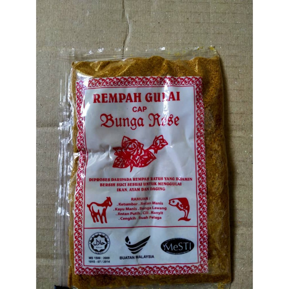 CAP BUNGA ROSE REMPAH GULAI 15GM | Shopee Malaysia