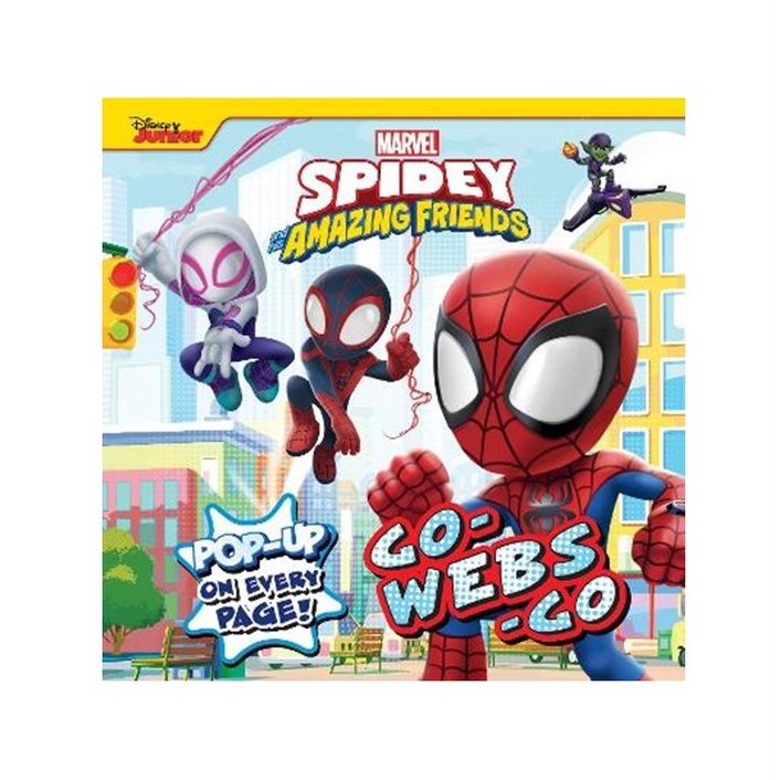 Marvel Spider Man Pop Up Book Spidey and His Amazing Friends: Go-Webs ...