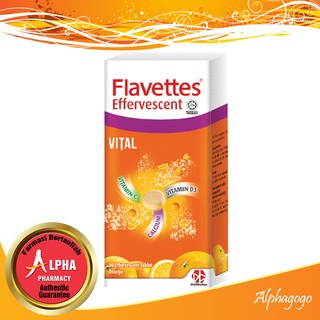 Flavettes Effervescent Vitamin C 30 Tablets (GLOW / VITAL / GLAMZ / H ...