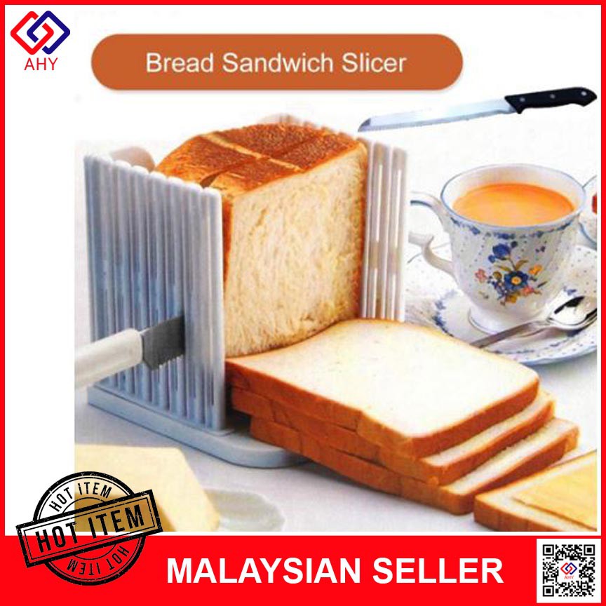 Tempat Potong Roti Acuan Potong Roti Bread Loaf Toast Cutter Slicer ...