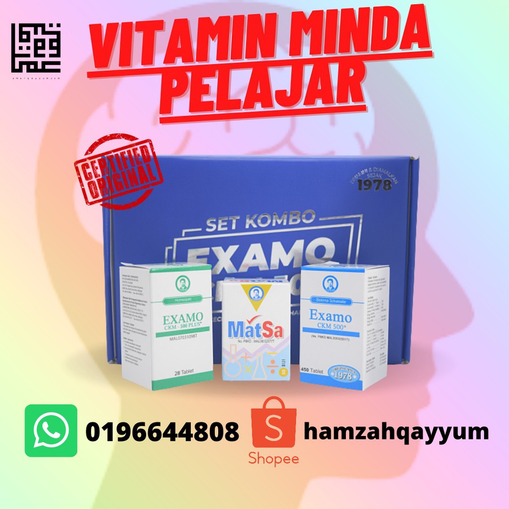 Examo CKM 500, Examo CKM 500 Plus dan Matsa. | Shopee Malaysia