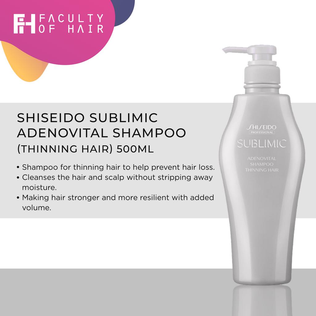 Shiseido Sublimic Adenovital Shampoo (500ml) | Shopee Malaysia