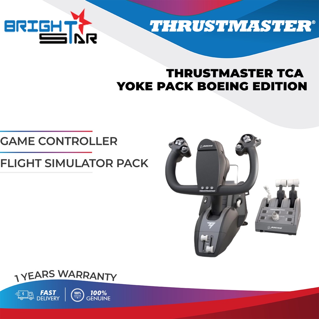 GAME CONTROLLER FLIGHT SIMULATOR PACK / THRUSTMASTER TCA YOKE PACK ...