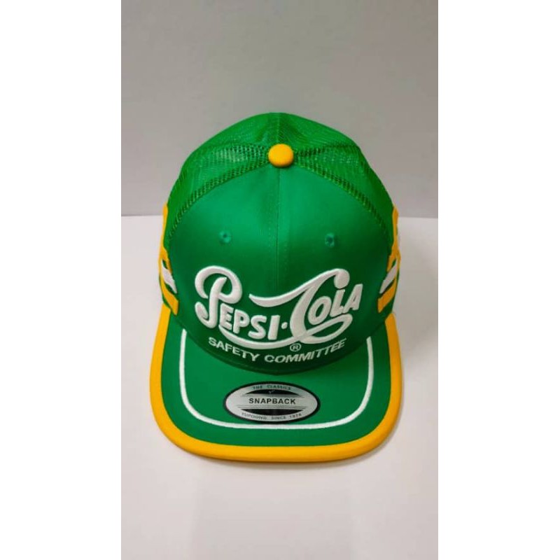 Pepsi-Cola Cap Trucker Snapback Topi Pepsi-Cola 3Line Baseball | Shopee ...