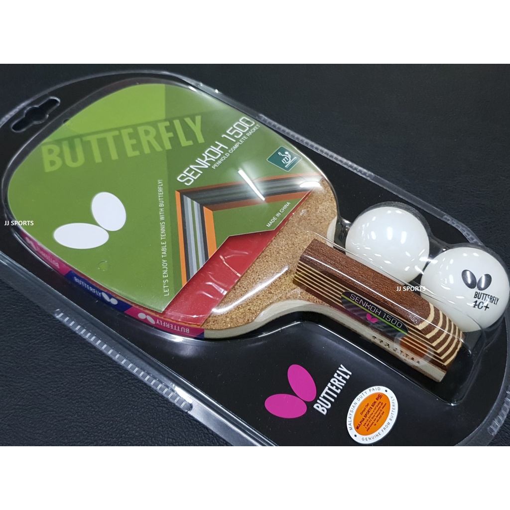 Butterfly SENKOH 1500 Penhold Table Tennis Racket Ping Pong Bat w ...