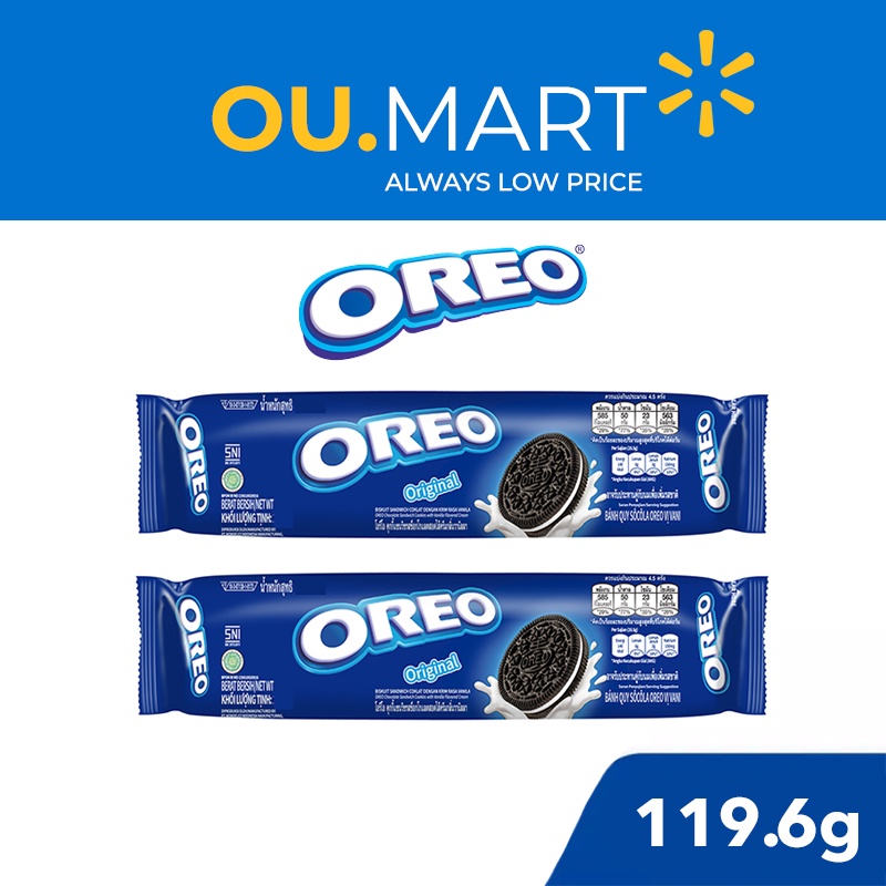 Oreo Vanilla Cookies 119.6g Flavored Cream | Shopee Malaysia